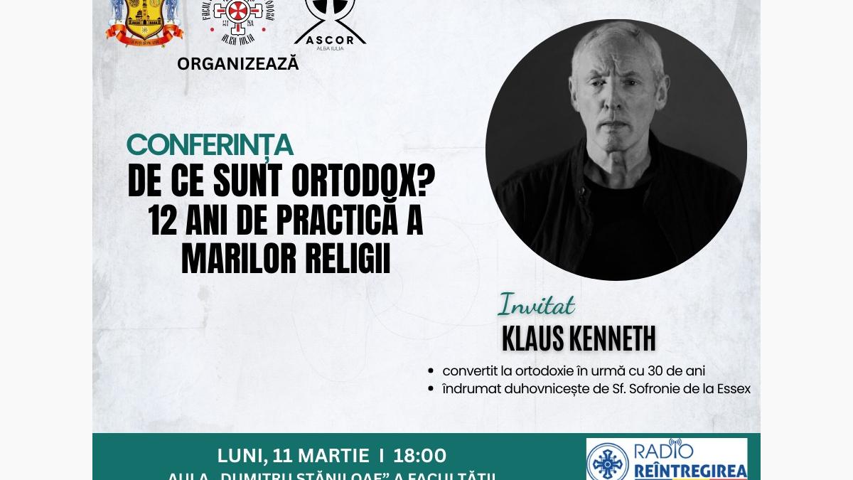 Klaus Kenneth, invitatul unei noi conferințe organizate de ASCOR Alba ...