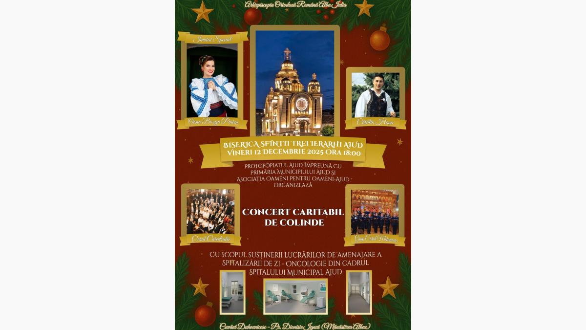 Concert de colinde în scop caritabil, organizat la biserica „Sfinții ...